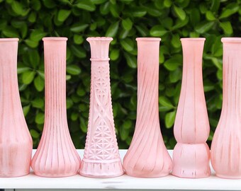 Pink vase | Etsy