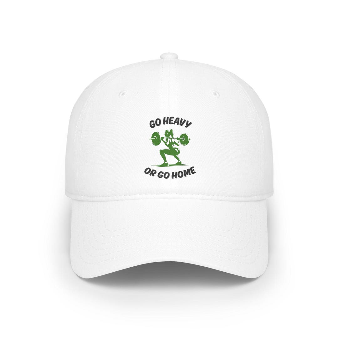 Go Heavy or Go Home Baseball Cap | Gym, Fitness, Workout | Fitness Cap ...