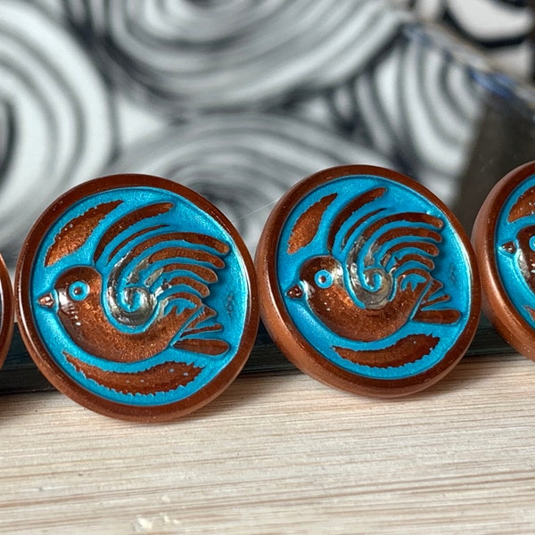 Czech Glass Buttons - Etsy
