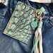 Leather Card Wallet Tooled Leather Minimalist Wallet Mini Wallet Gator ...