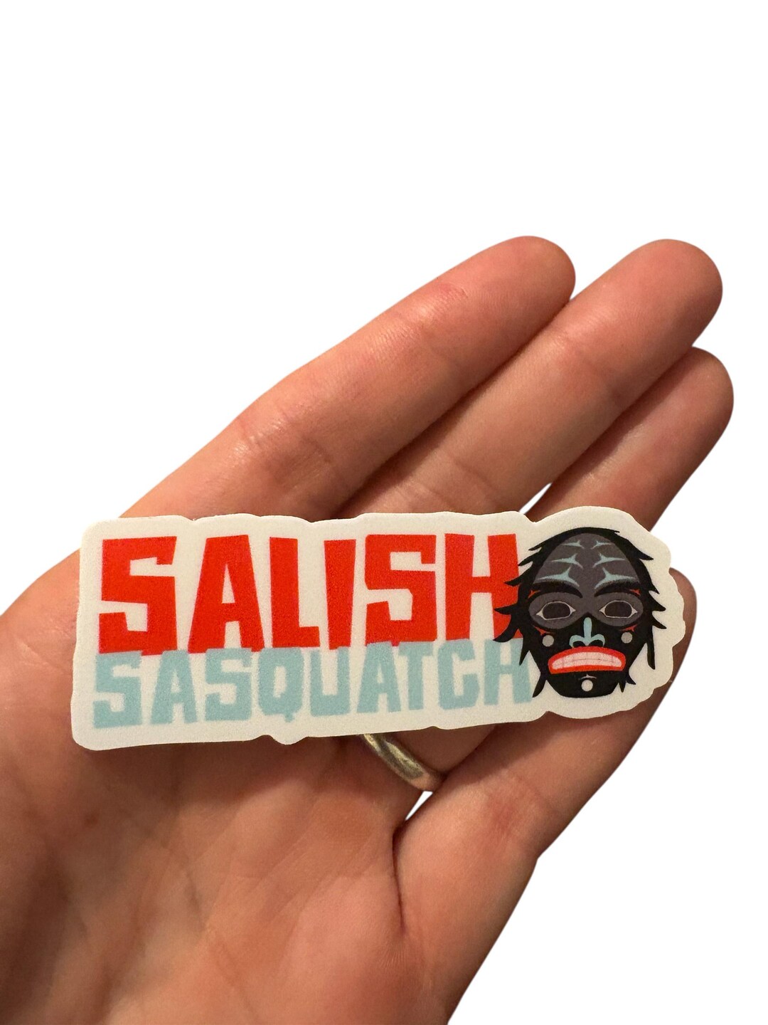 4” Salish Sasquatch Sticker - Etsy