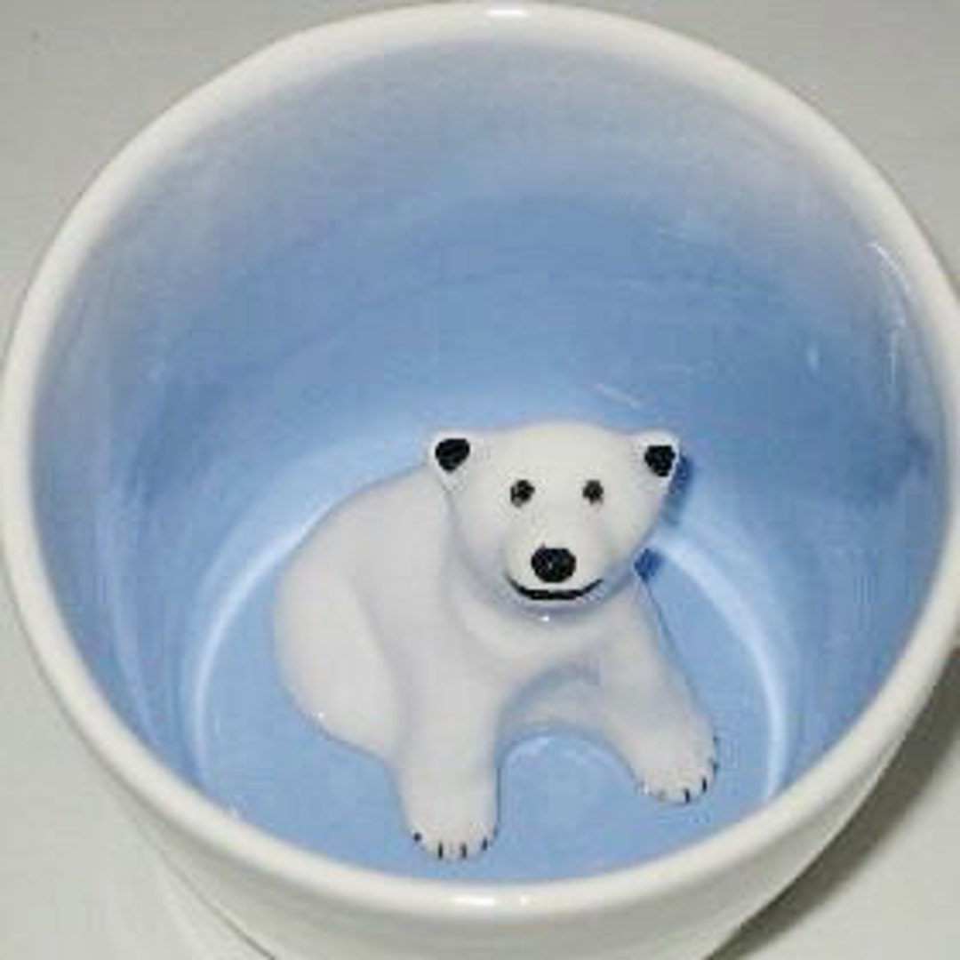 Polar Bear Mug made to Order Polar Bear Coffee Mug Polar - Etsy