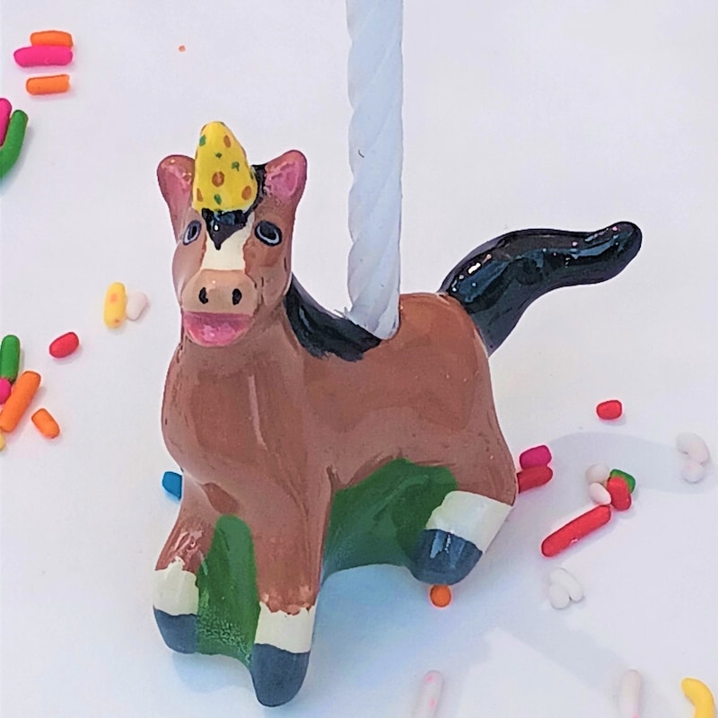 Horse Candles Cake - Etsy