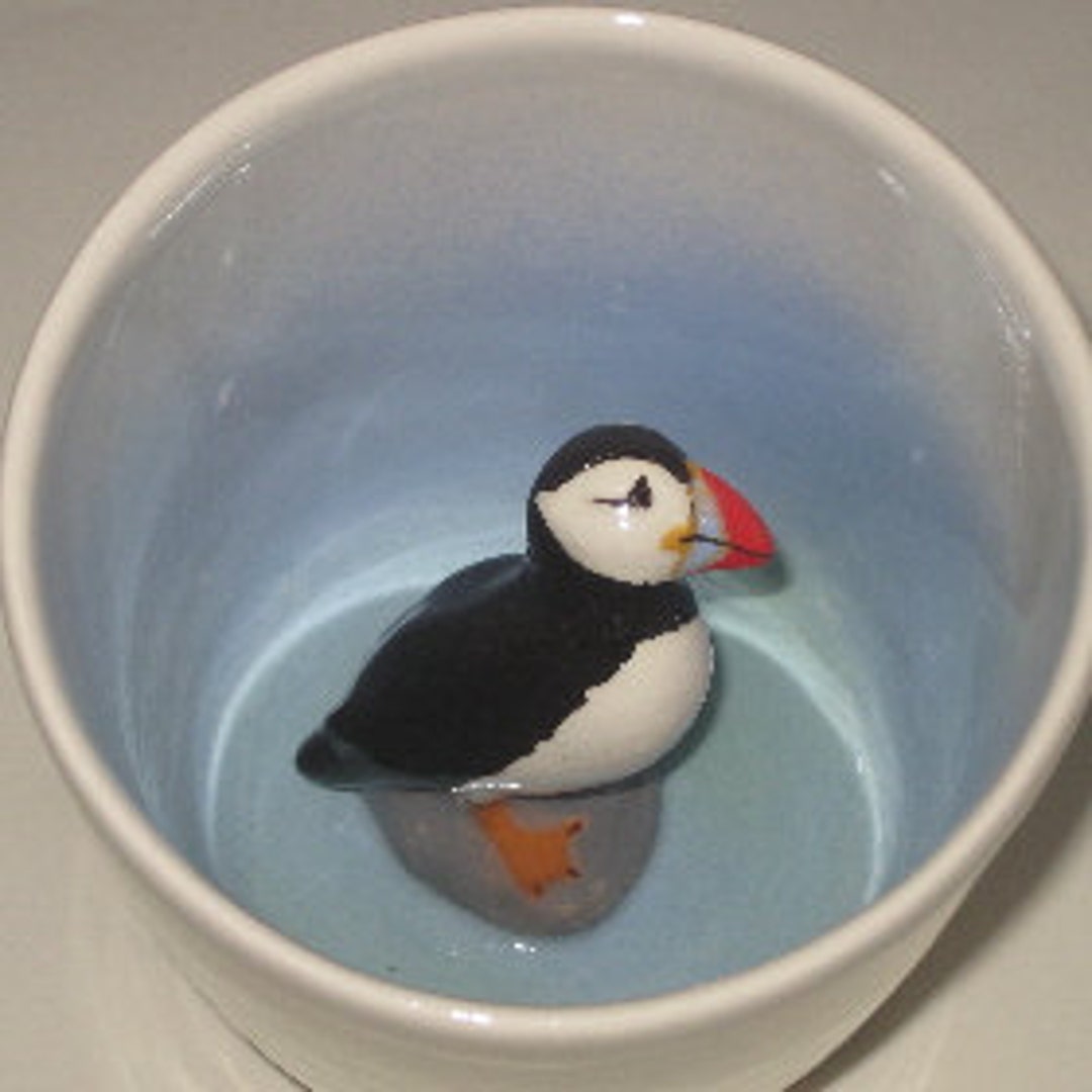 Puffin made to Order Surprise Mug - Etsy