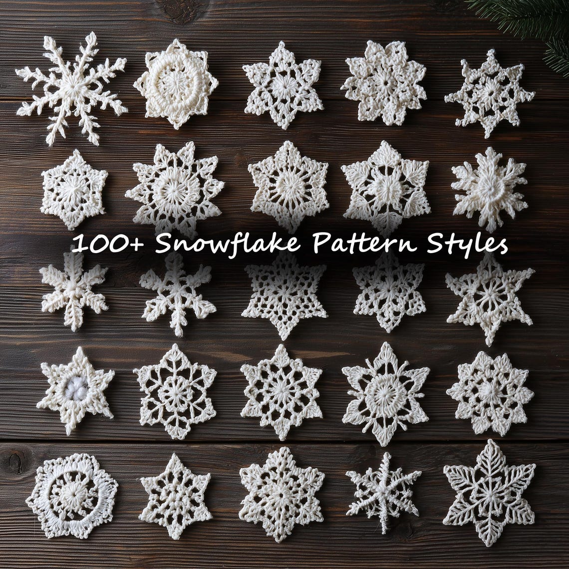 100+ Snowflake Crochet Patterns PDF - Etsy