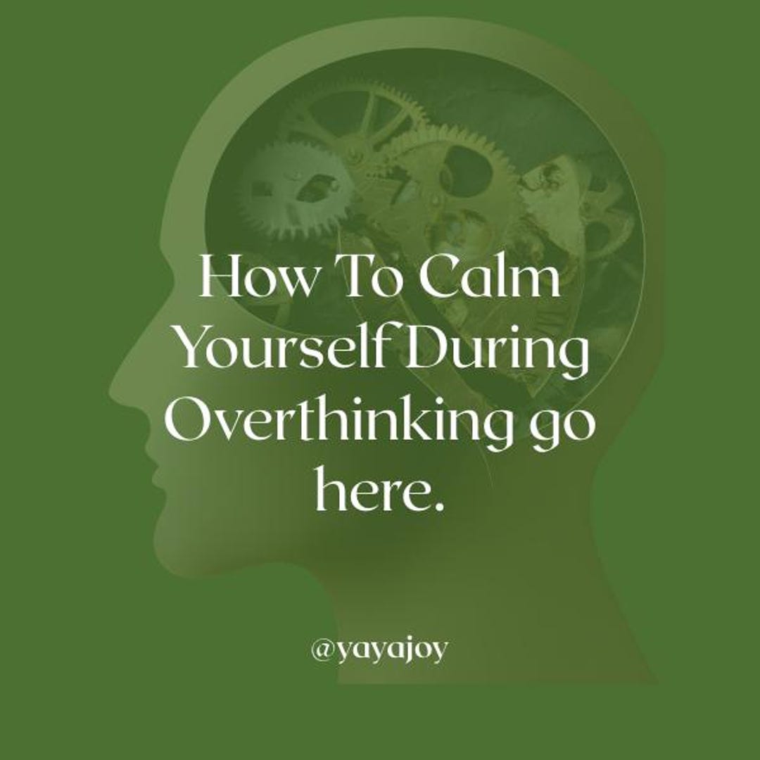 100 Calming Prompts for Overthinking - Etsy