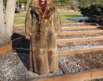Vintage fur coat | Etsy