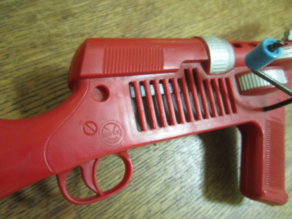 Vintage MARX Plastic Toy Machine Gun. Tommy Gun. Noisy RAT A | Etsy