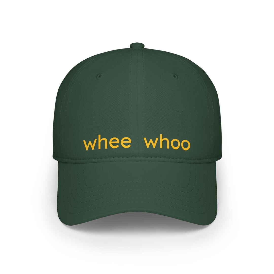 Green Whoo Whee 33 Cap Minimalist Text Hat - Etsy