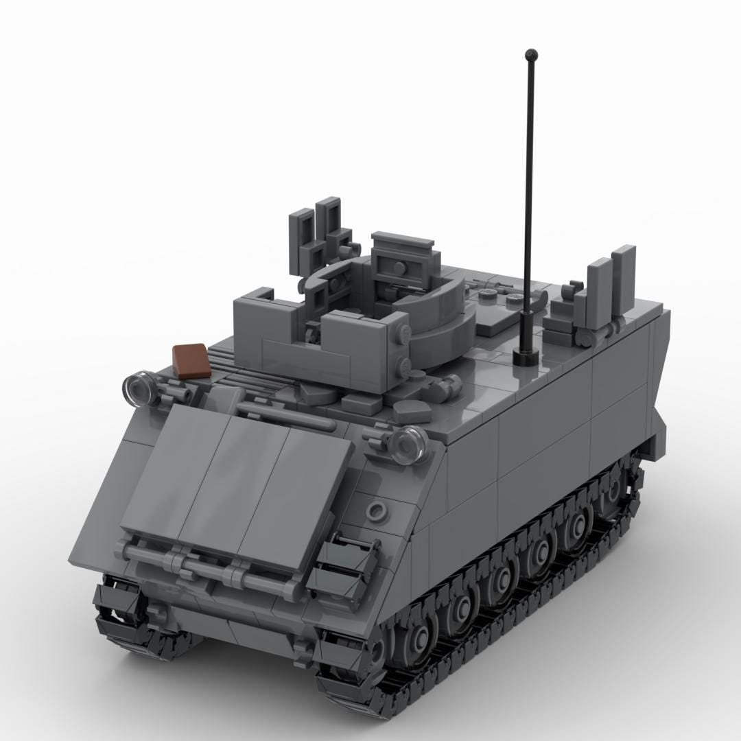 Assembly Toy Non-lego Tank Moc Army M113 ACAV - Etsy