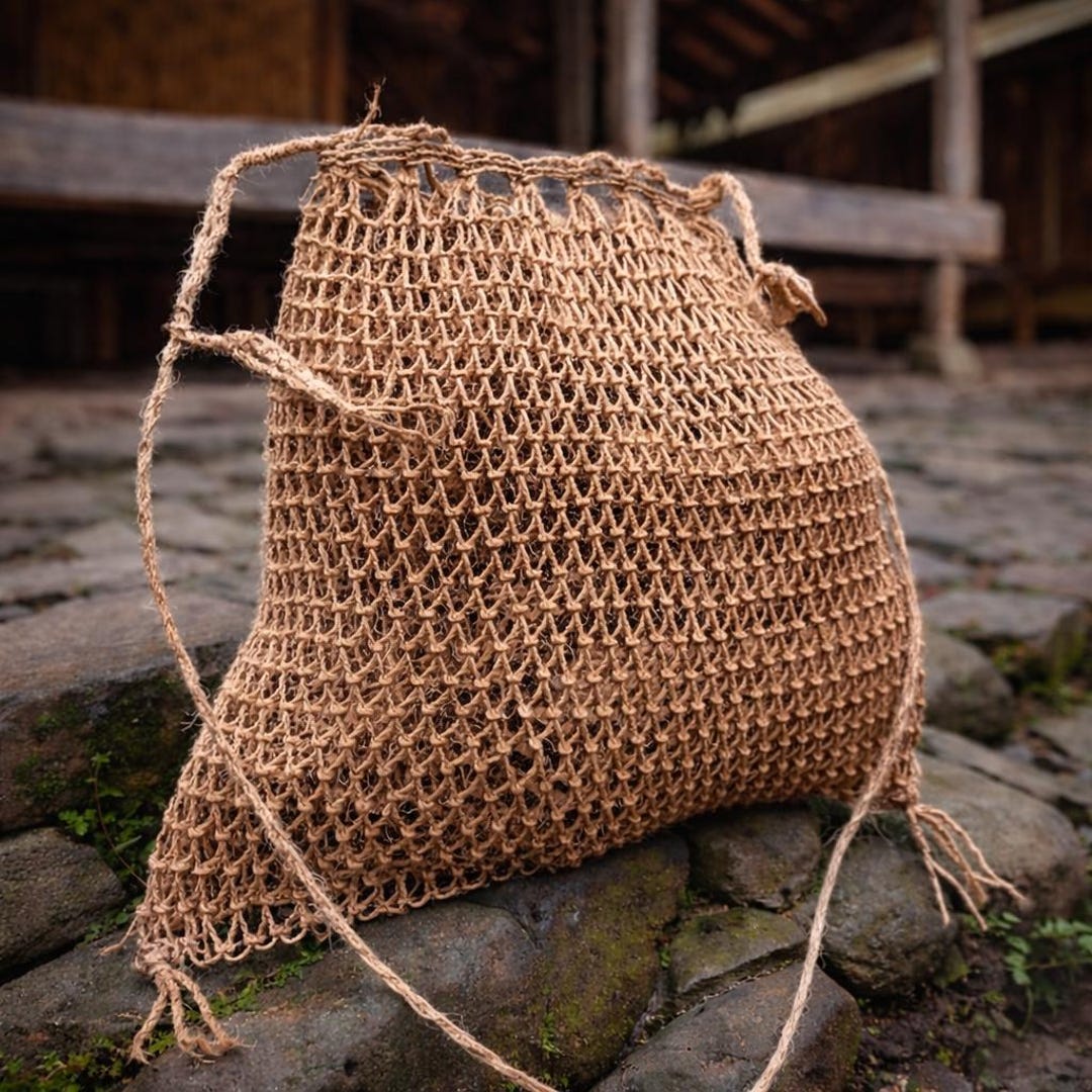 Traditional Baduy Koja Bag – Handmade Natural Fiber Indonesian Shoulder ...