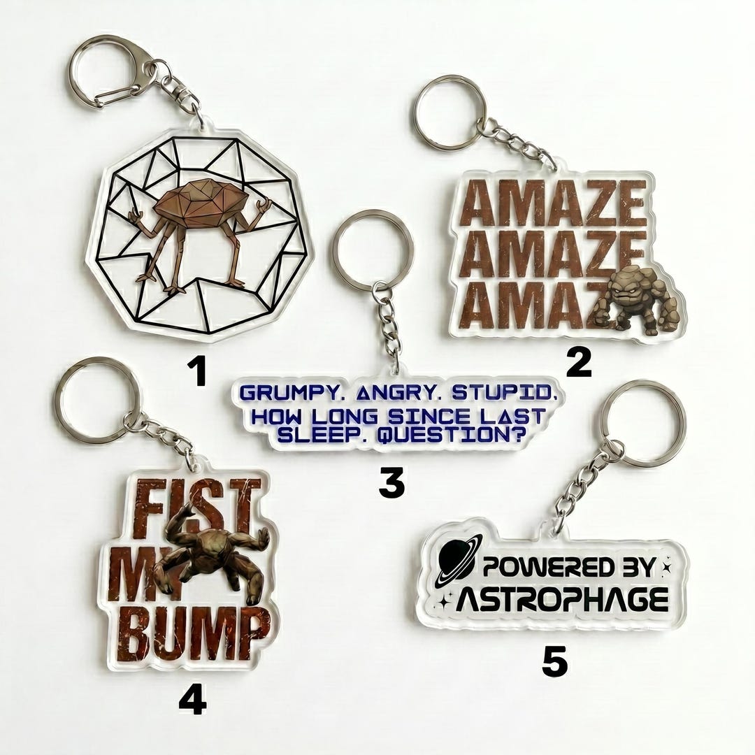 Custom Sci-fi Alien Keychain, Personalized Acrylic Keychain, Space ...