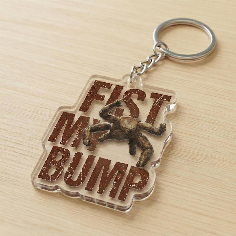 Custom Sci-fi Alien Keychain, Personalized Acrylic Keychain, Space ...