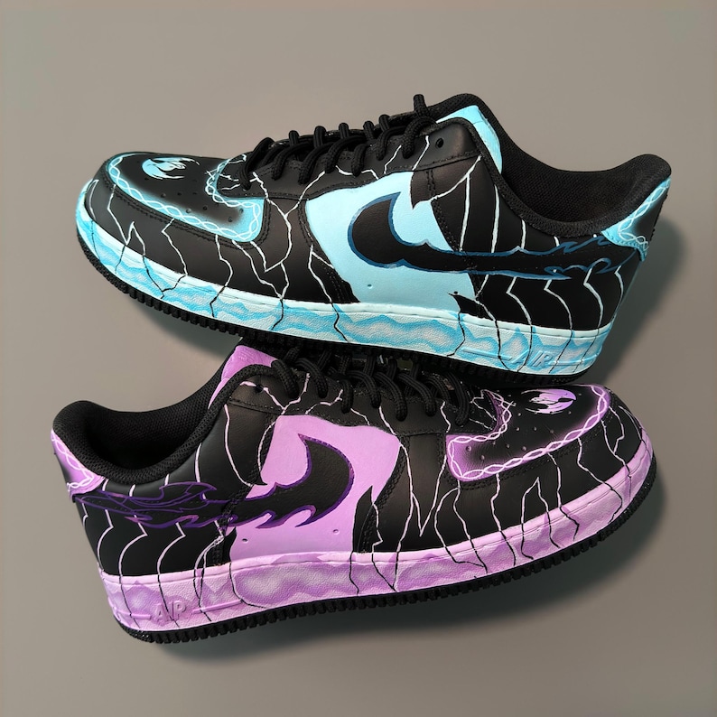 Solo Leveling Sung Jin-woo Custom Anime Sneakers | Anime Painted Shoes ...
