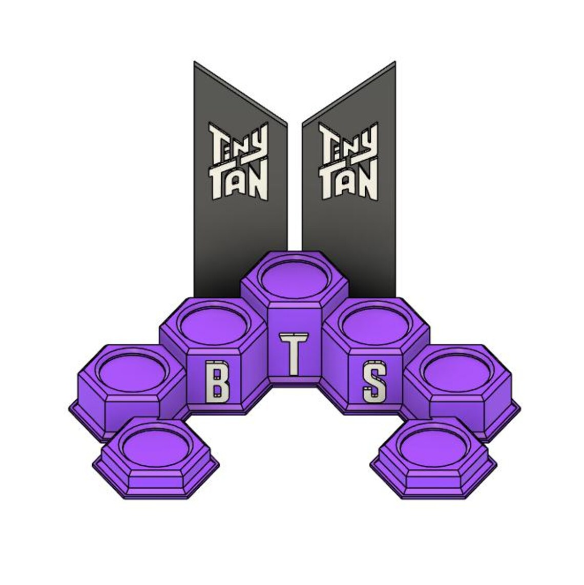 BTS Tinytan Complete Display Stand Set - STL/3MF Files (digital ...