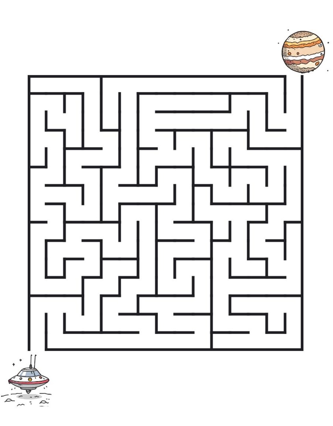 Solar System Planet Maze Book, Boys, Girls, Activity Book, Educational ...