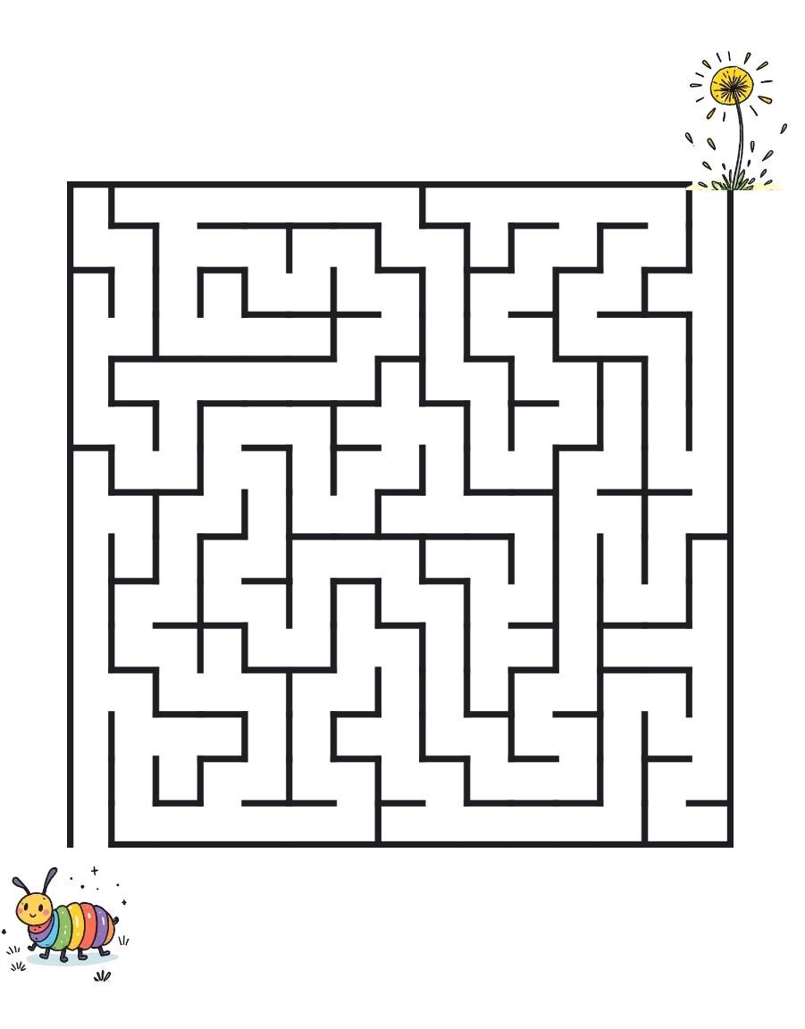 Butterfly Life Cycle Maze Activity Book for Kids Ages 6-11 (digital ...