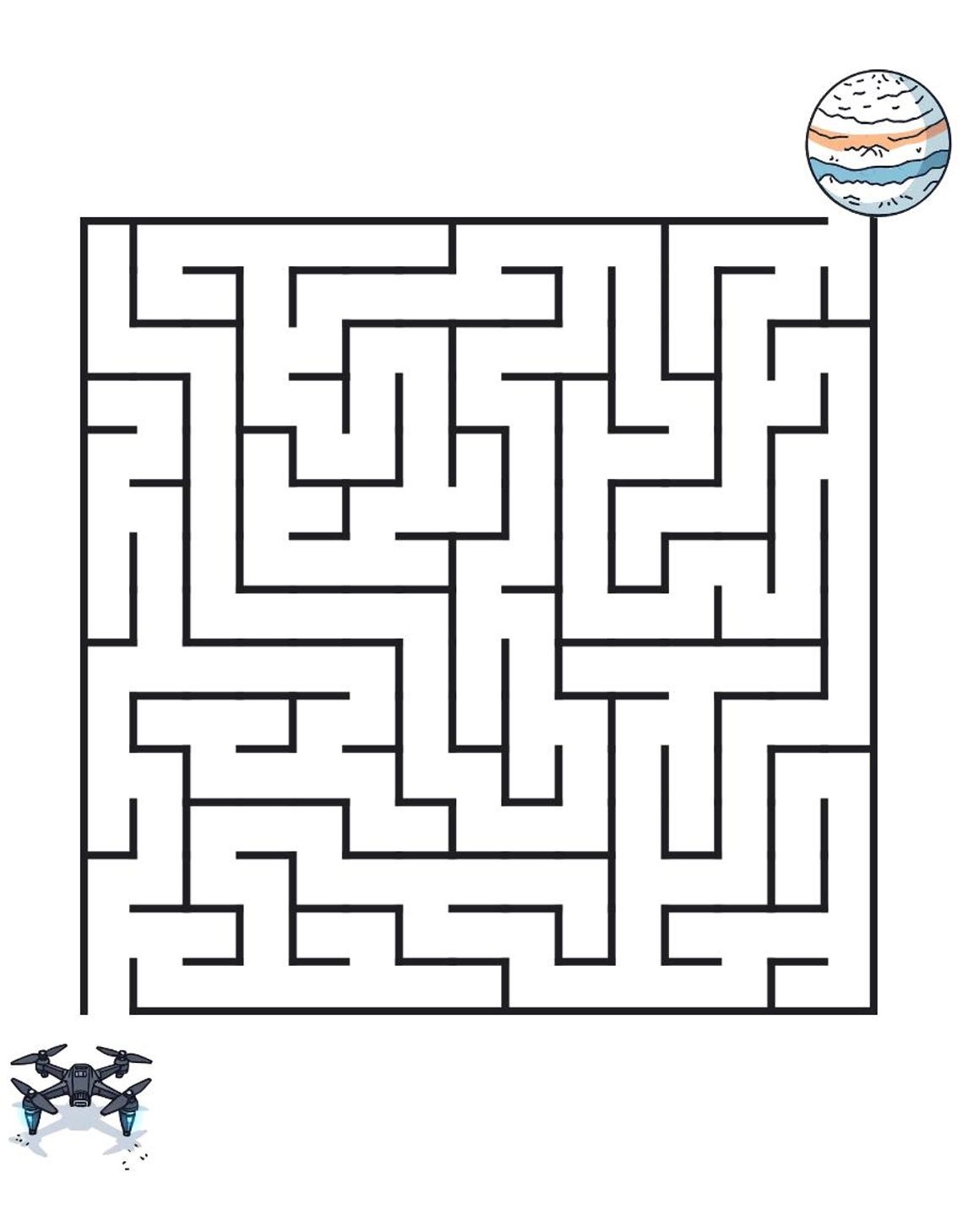 Solar System Planet Maze Book, Boys, Girls, Activity Book, Educational ...