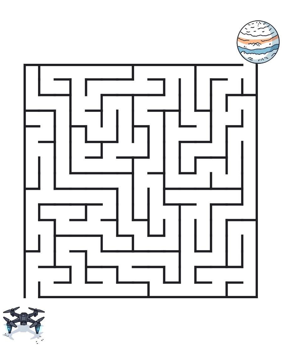 Solar System Planet Maze Book, Boys, Girls, Activity Book, Educational ...