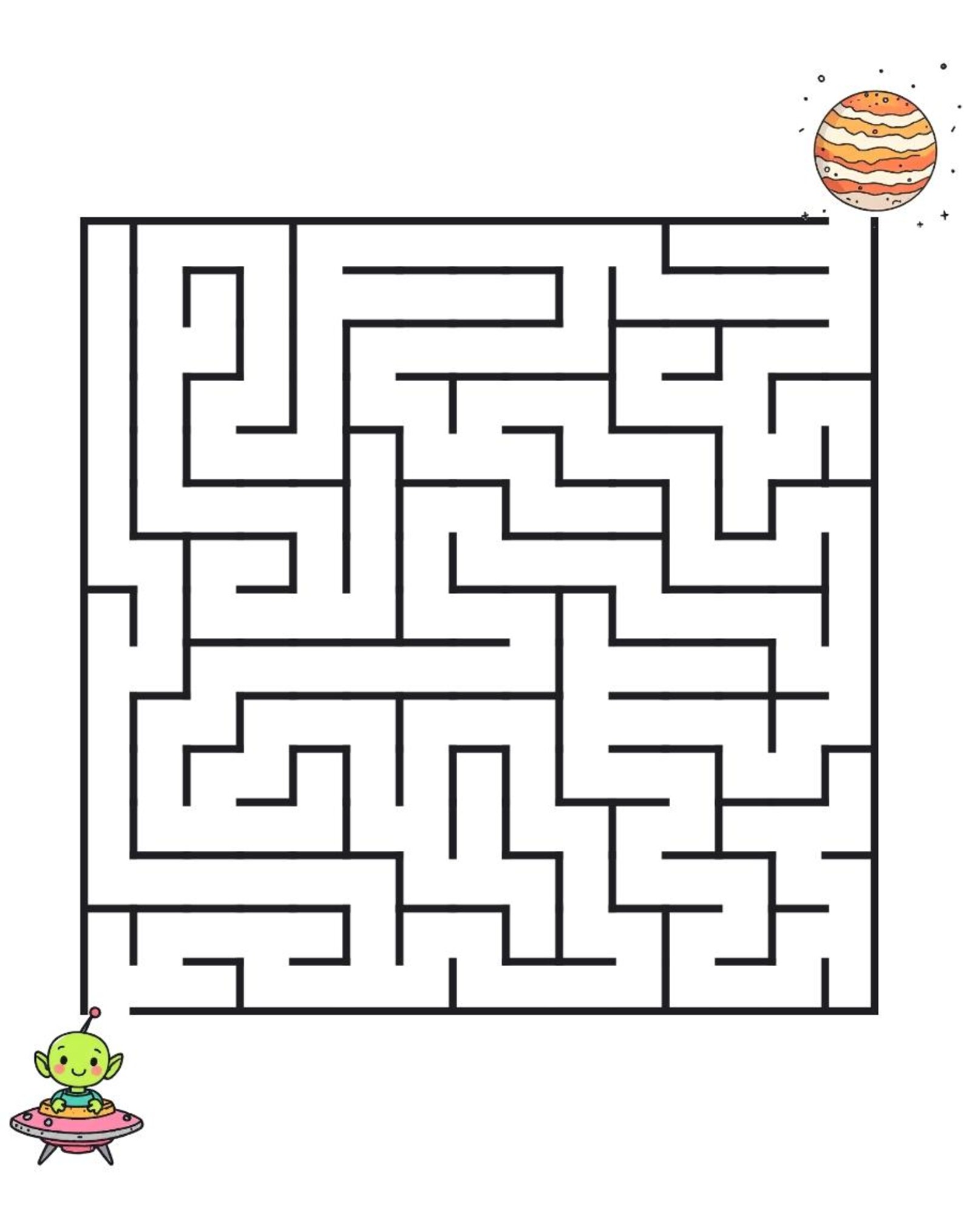 Solar System Planet Maze Book, Boys, Girls, Activity Book, Educational ...