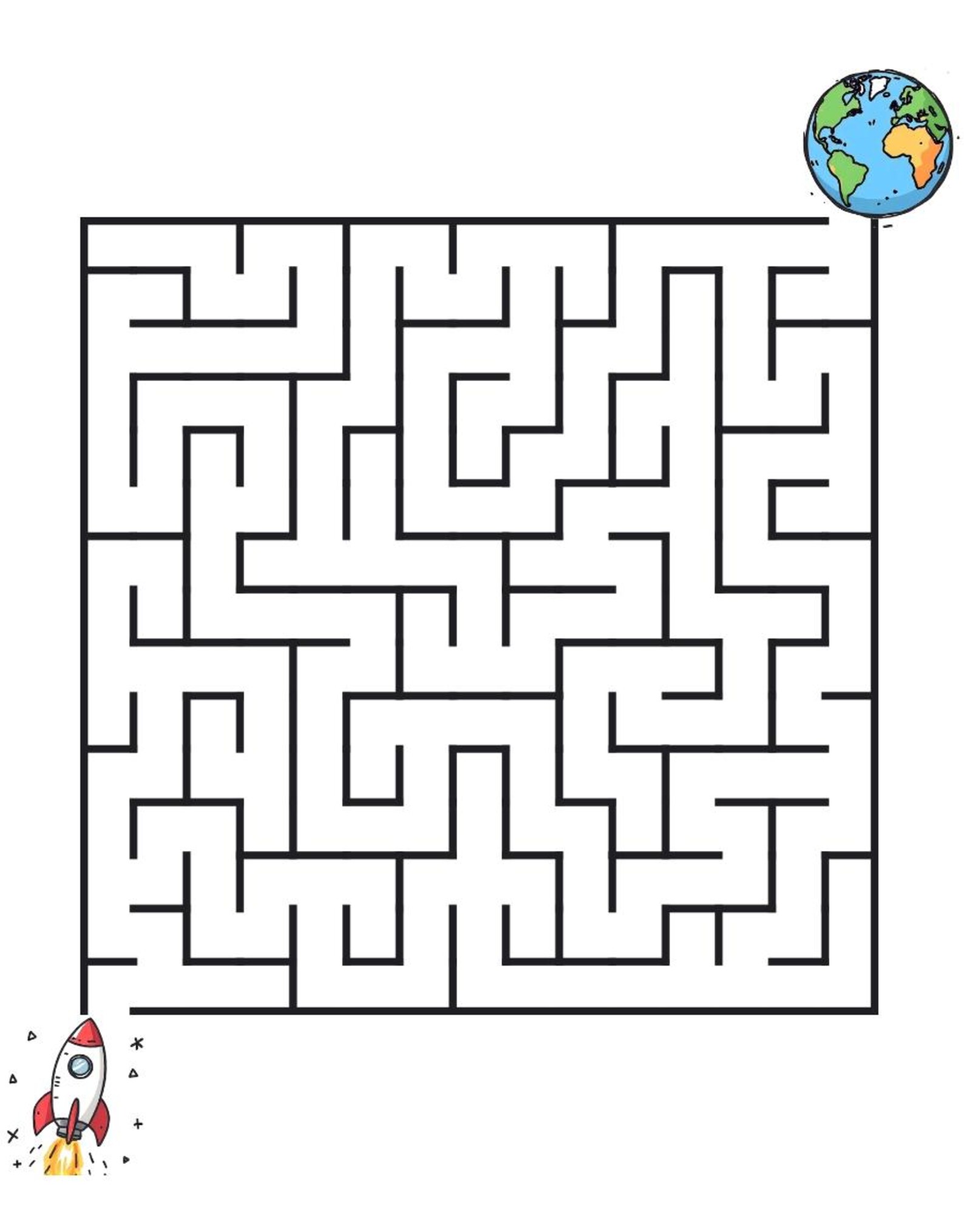 Solar System Planet Maze Book, Boys, Girls, Activity Book, Educational ...