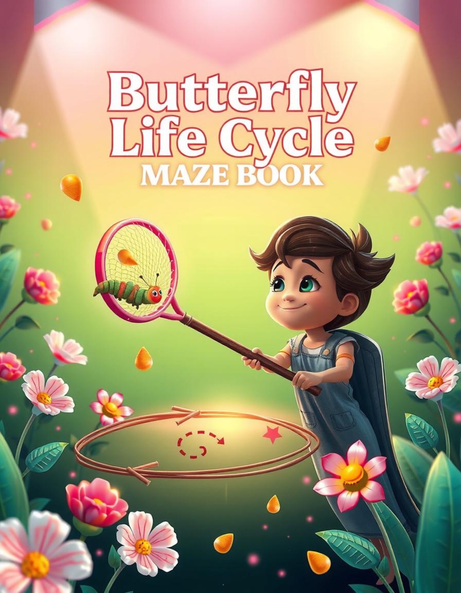 Butterfly Life Cycle Maze Activity Book for Kids Ages 6-11 (digital ...
