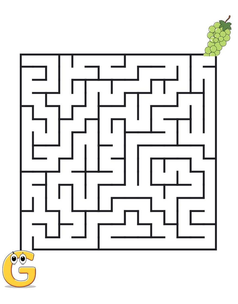 Alphabet Letter Hunt Maze Book: Digital Flipbook for Kids (ages 4-11 ...