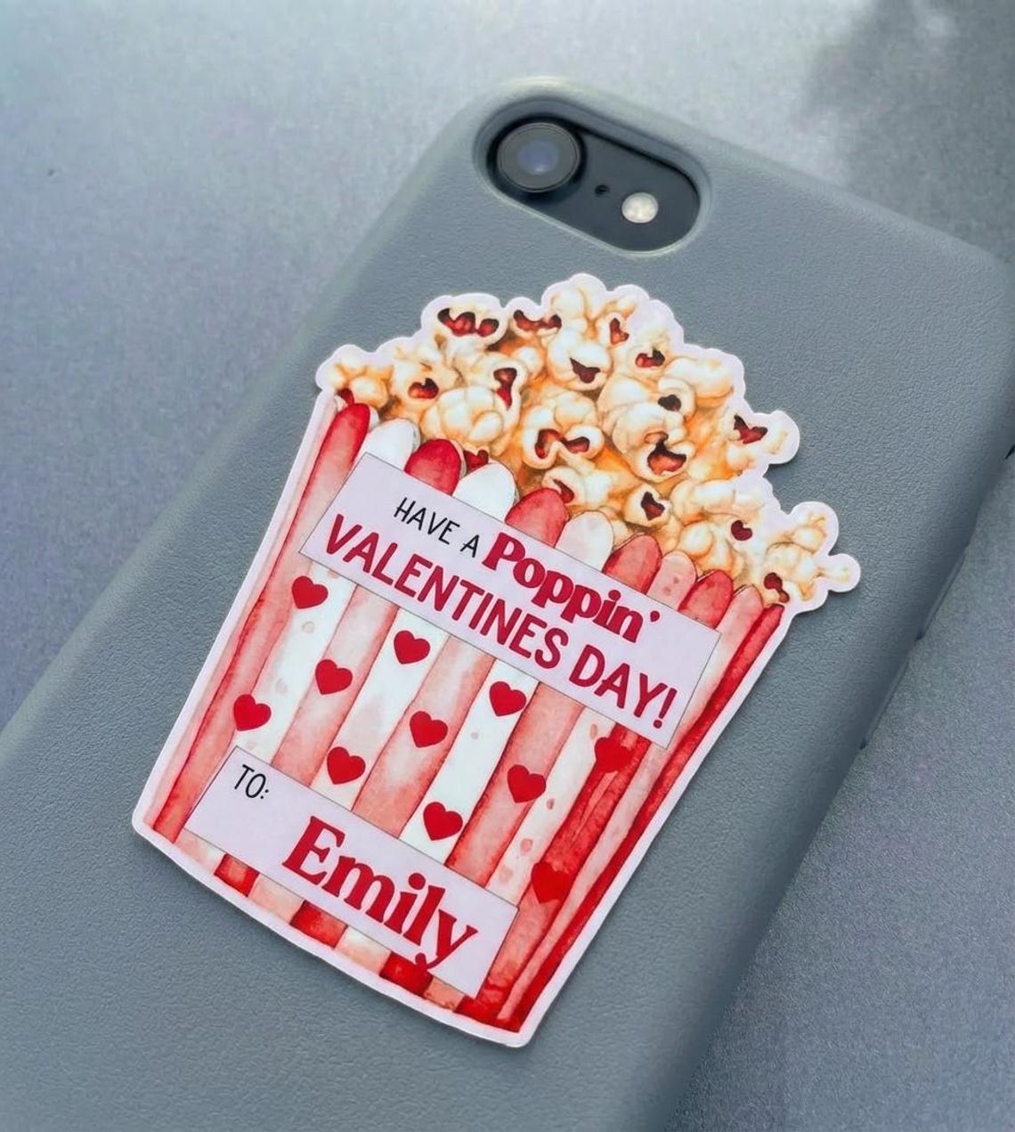 Custom Have A Poppin' Valentine's Day Stickers for Couple Valentine ...