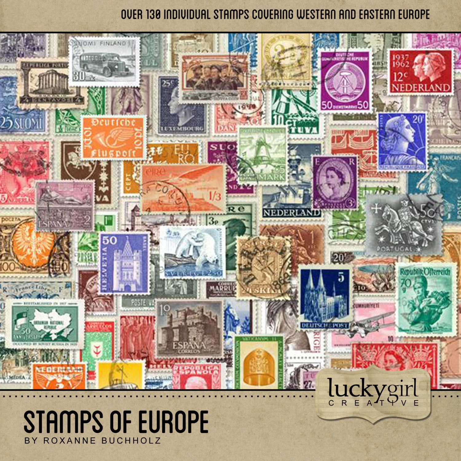 Stamps of Europe - Etsy