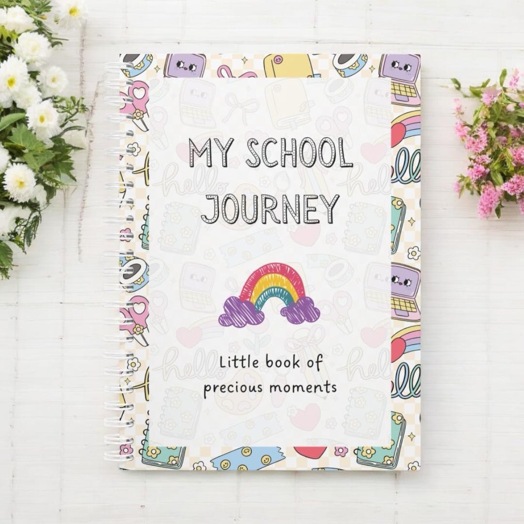 School Journey Journal Primary School Keepsake | Children’s Memory Book ...