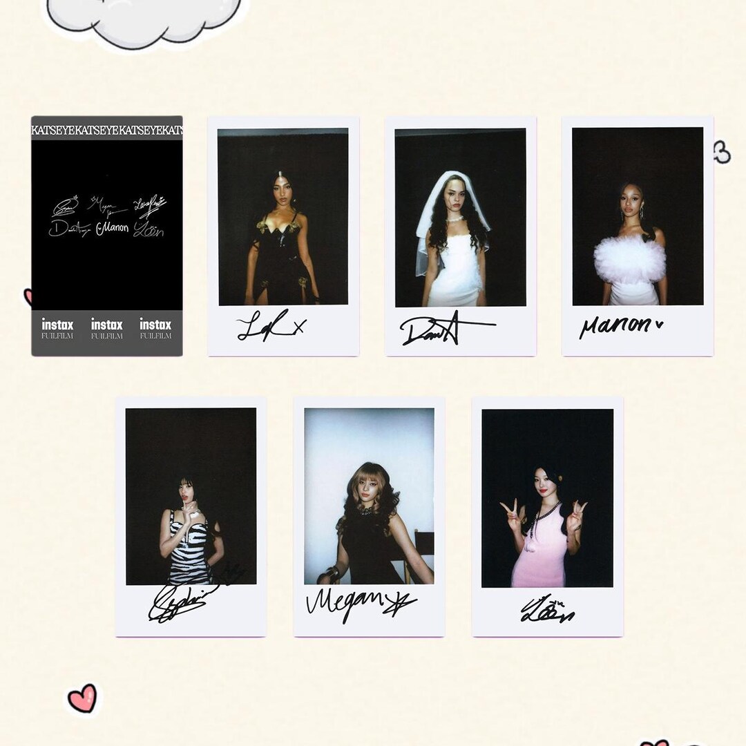 Katseye Polaraid Photocards, Sophia, Manon, Daniela, Lara, Megan ...