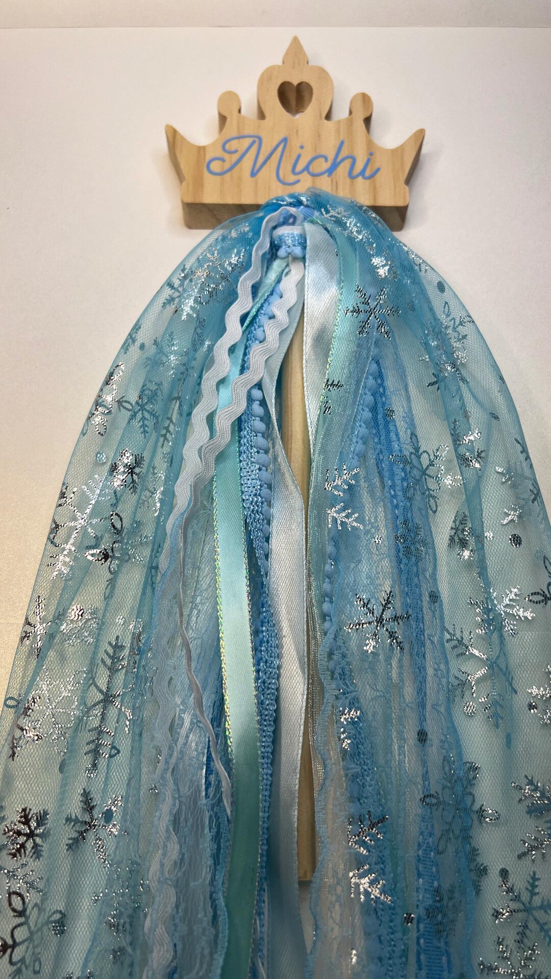 Frozen Princess Wand | Wooden Star Wand for Elsa Birthdays, Waldorf Toy ...