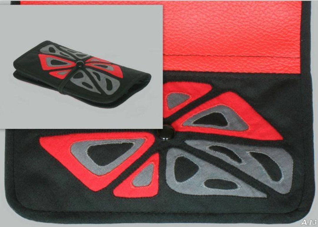 Simple Textile/leather Phone Case, Phone Pouch, Panama Mola Decoration ...