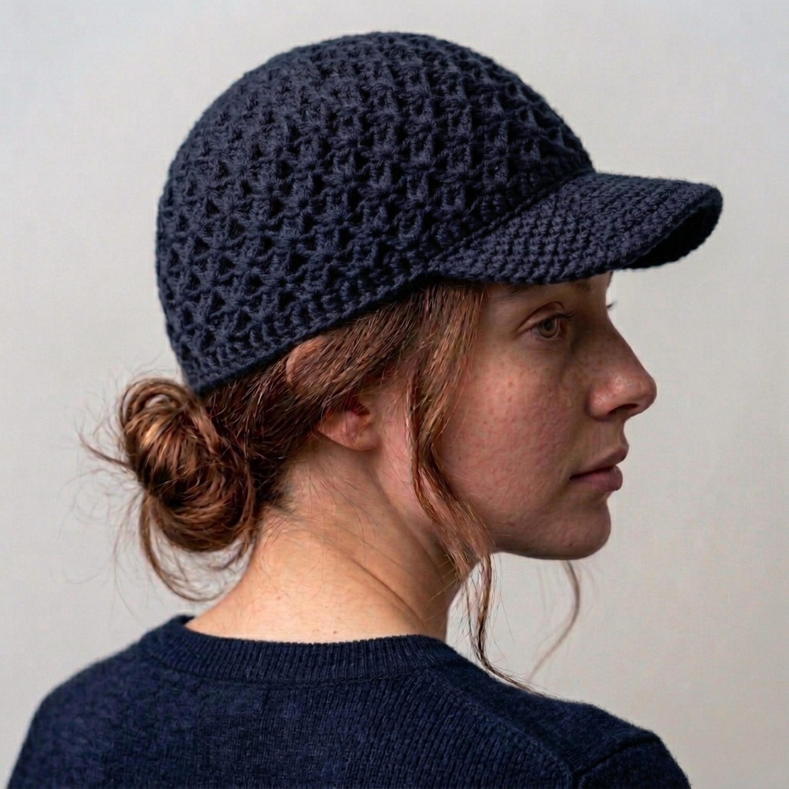 Crochet Newsboy Cap Pattern, Logan Style Hat, Easy Brimmed Quick ...