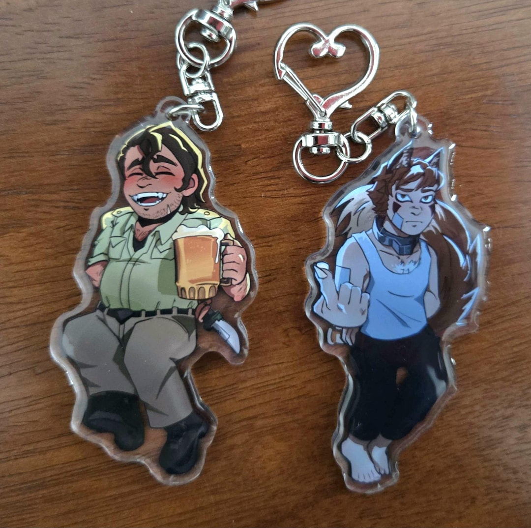 YKMET/BTD Ren Hana and Strade Epoxy Acrylic Keychains - Etsy