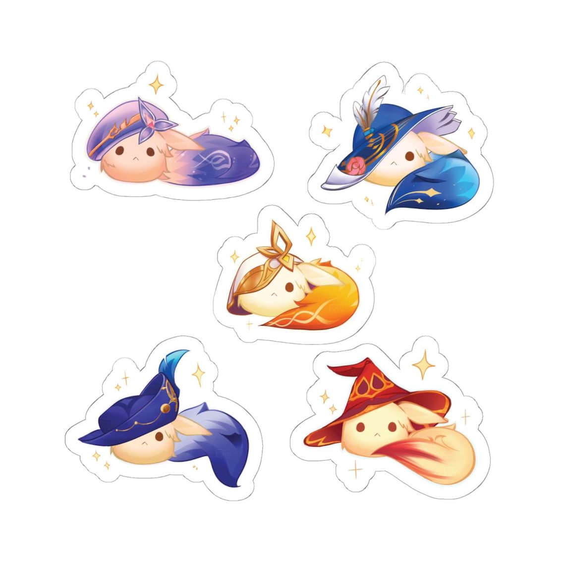 Dodoco Hexenzirkel Sticker Sheet | Genshin Impact | Alice, Nicole ...