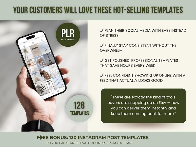 128 Instagram Profile Feed Mockup Templates | Canva Editable Reels ...