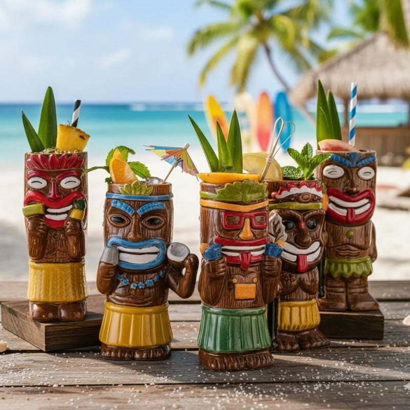 Tiki Cup - Etsy