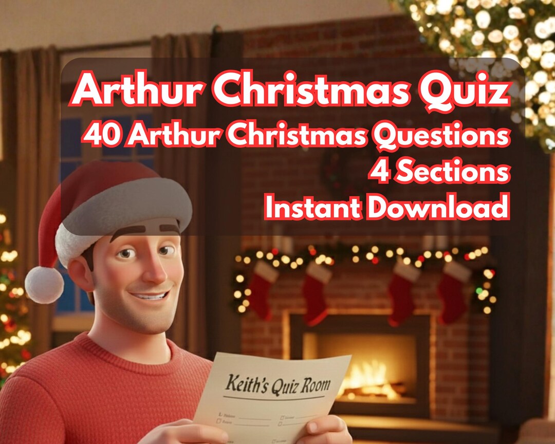 Arthur Christmas Movie Quiz – 40 Printable Christmas Questions ...