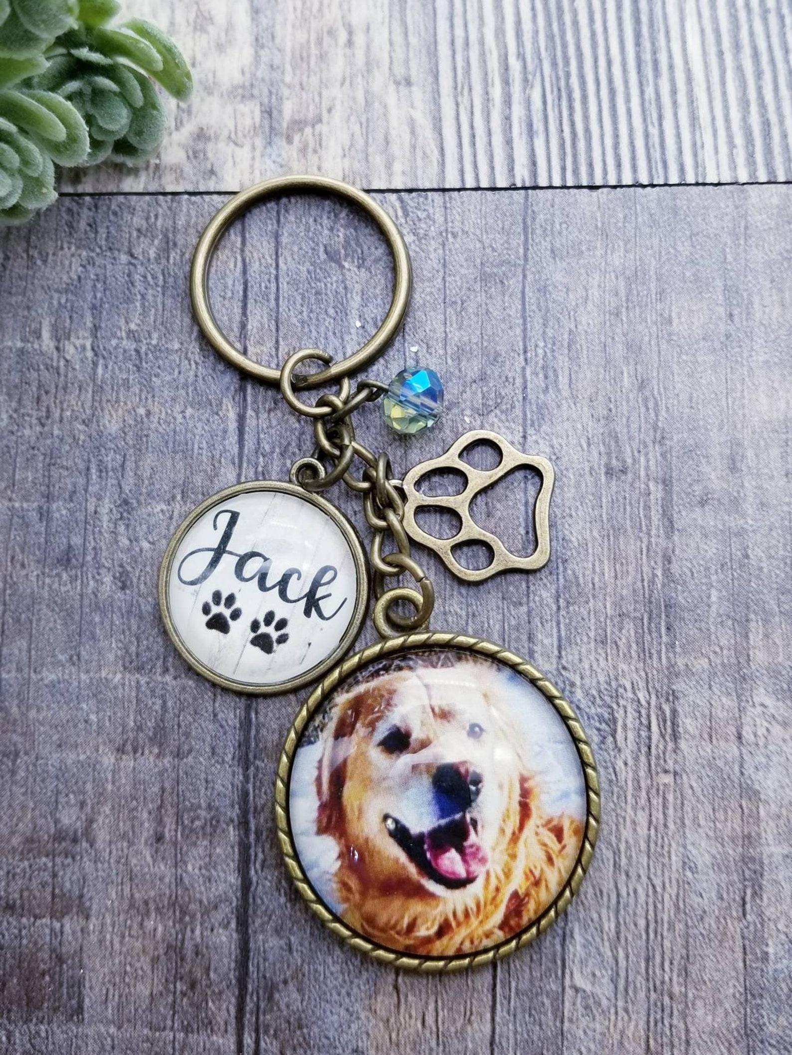 Personalized Pet Keychain With Poem & Gift Box Custom Pet | Etsy