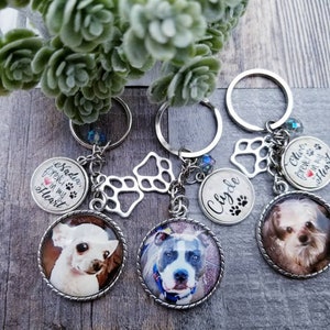 Personalized Pet Keychain With Poem & Gift Box Custom Pet - Etsy
