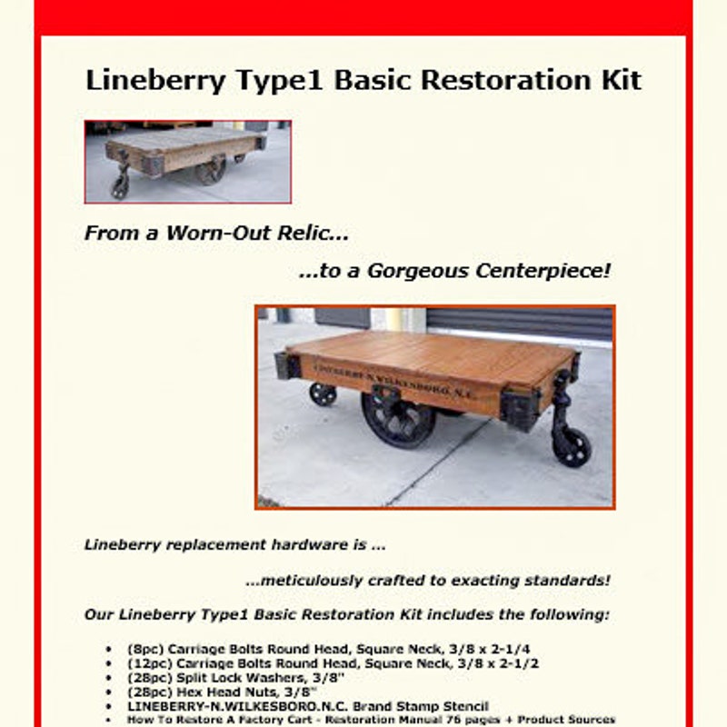 Lineberry Cart - Etsy