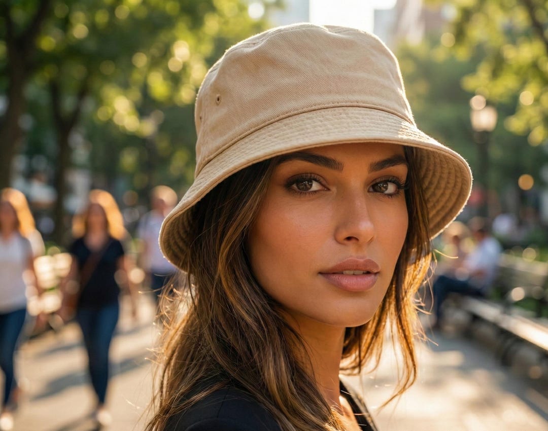 Beige Bucket Hat Women | Minimalist City Style Hat | Fashion Streetwear ...