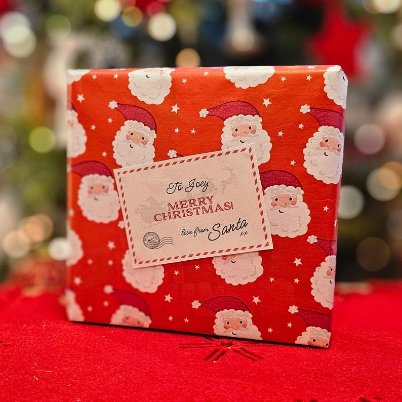 Personalized Santa Letter & Gift Tags | Printable Christmas Set ...