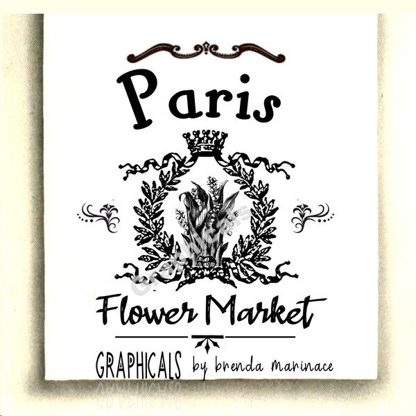 Paris Flower Market - Etsy