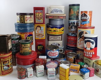 Vintage food tin | Etsy