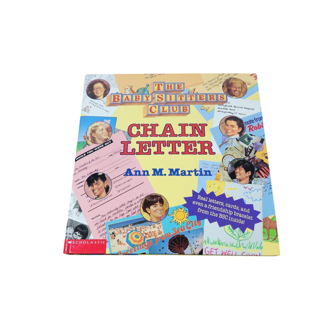 The Baby-sitters Club Chain Letter Book With Cards Postcards Letters in ...