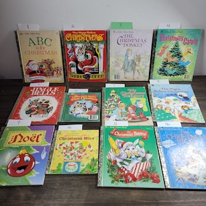HOLIDAY Little GOLDEN Books Build A Book Bundle Collection Choose ...