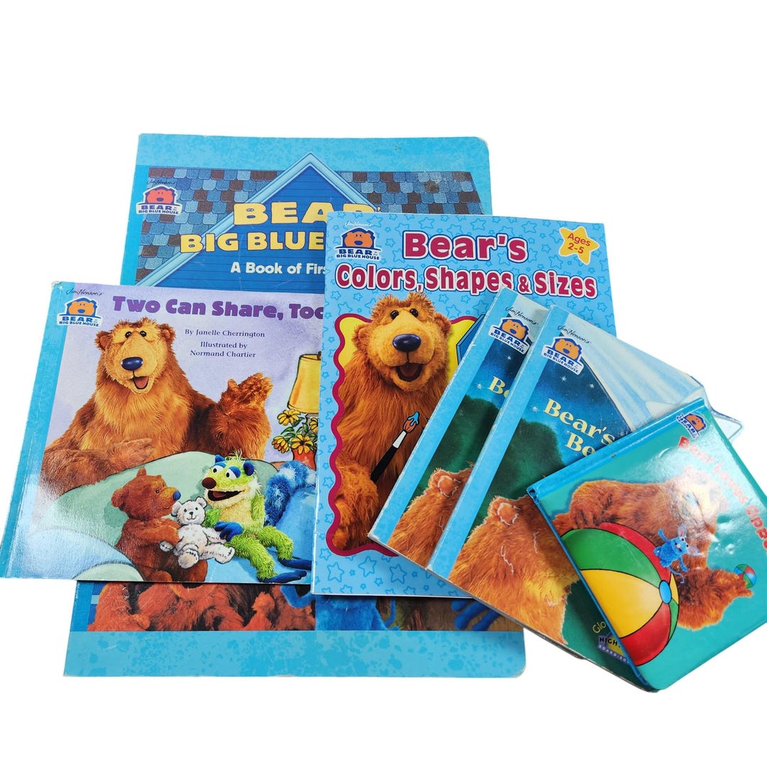BEAR in Big Blue House Build a Book Lot Choose Titles Children's ...