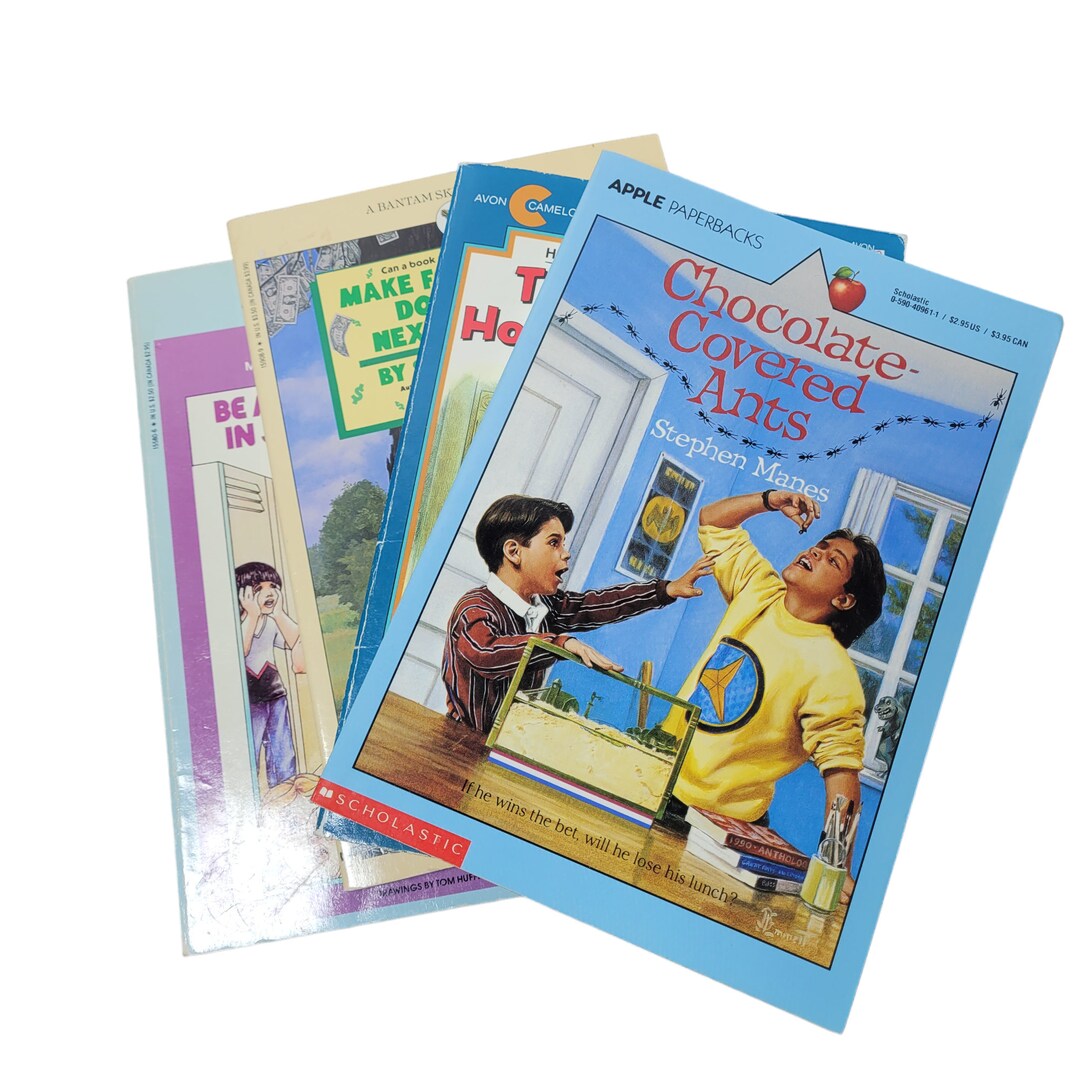 STEPHEN MANES Build a Book Lot Choose Titles Chocolate Covered Ants ...